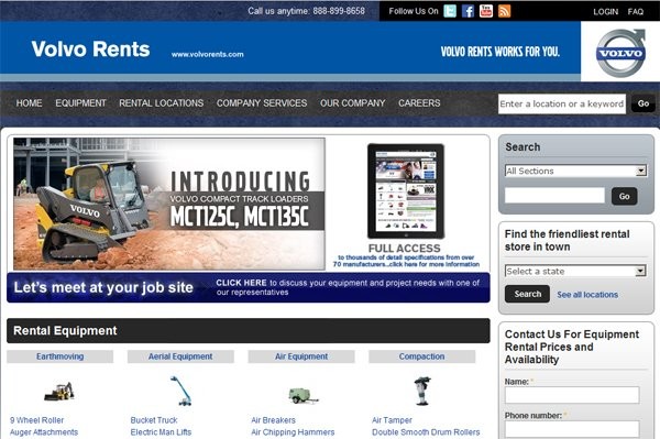 Volvo Rents Opens West Region Office