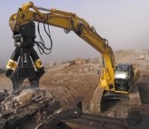 JCB’s excavator and cutter crusher ideal for concrete