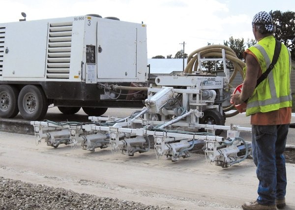 Concrete dowel pin drills more accurate and up to 10 times faster