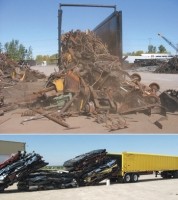 Scrap unloading