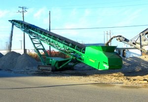 New McCloskey track mounted stackers match with tracked screening ...
