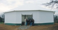 Durable, round building can be installed in weeks