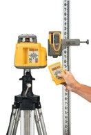 Set-up lasers with no manual levelling