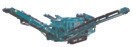 Mobile scalping/screening plant