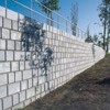Large modular retaining wall system