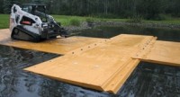 Lightweight modular access mat system