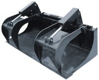 Grapple bucket combines features for efficiency