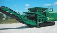 Crawler-mounted shredder