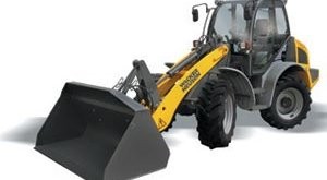 Compact all-wheel-steer wheel loader