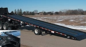 Chain drive for trailer line