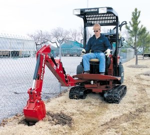Unique machine combines compact track loader, mini-excavator and ...