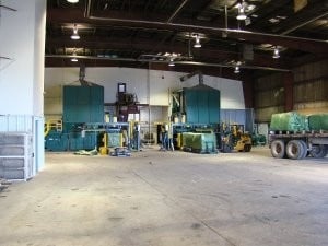 Solid waste baling containment system