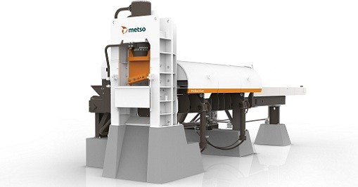 Metso Corporation Metso EcoCut scrap shear Shredders | Recycling ...
