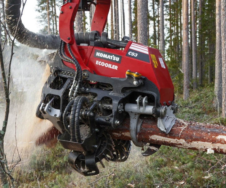 Komatsu America Forestry Division Launches New C93 Thinning/Harvesting Head