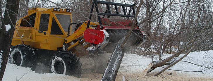 Jarraff Industries 4-Wheel Drive Brush Cutter Tractor Mulchers | Heavy ...