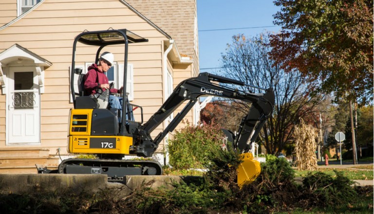 New John Deere 17G & 26G Compact Excavators Make a Sizable Impact on ...