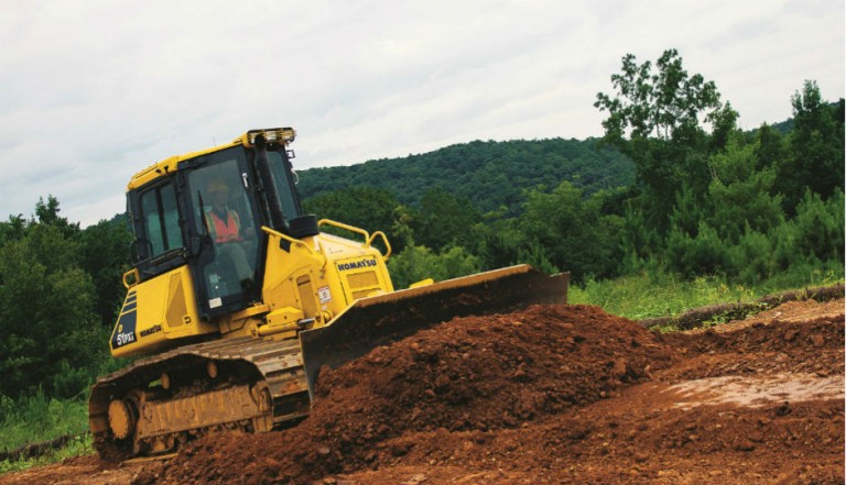 Dozer performs both automated rough dozing and finish grading