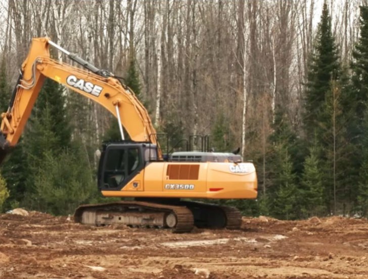 Case's CX350D Hydraulic Excavator Part of the New D-Series