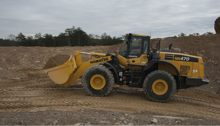 Komatsu's New WA470-8 Wheel Loader Is Tier 4 Final