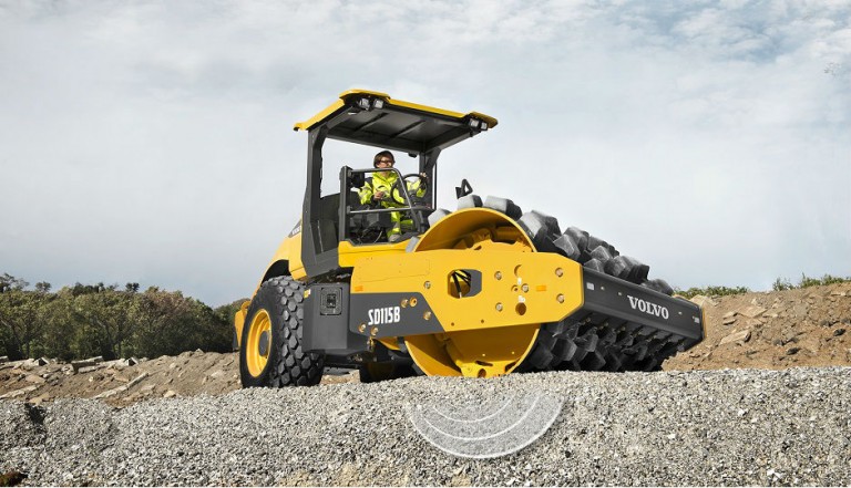 Volvo's New SD75B and SD115B Soil Compactors Available with Smooth or ...