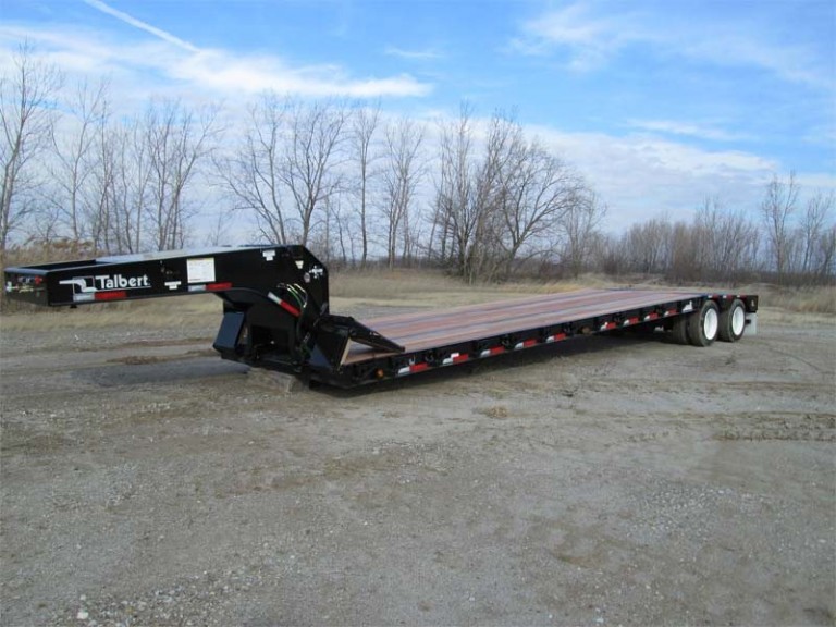Talbert Manufacturing, Inc. 35 Ton Sloping Paver Lowboy Trailers ...
