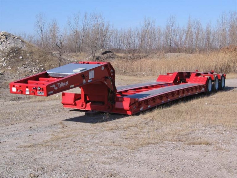 Talbert Manufacturing, Inc. 55SA Lowboy Trailers | Heavy Equipment Guide