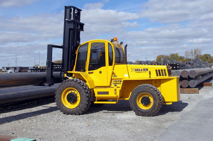 Sellick S150 rough-terrain forklift