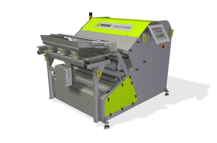 PET flake sorting system helps German recycler reduce waste volume