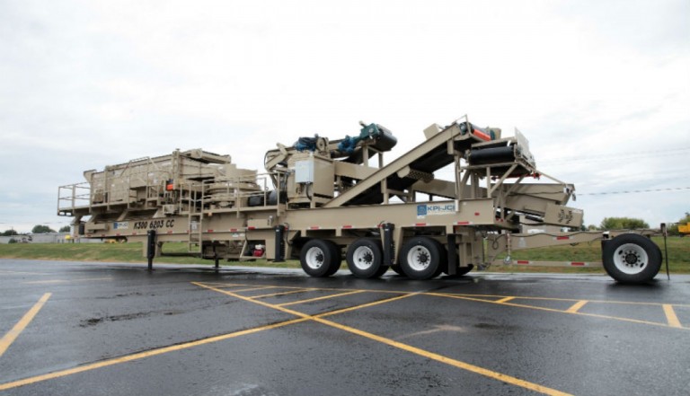 KPI-JCI and Astec Mobile Screens K300/6203CC Portable Cone Crushers ...