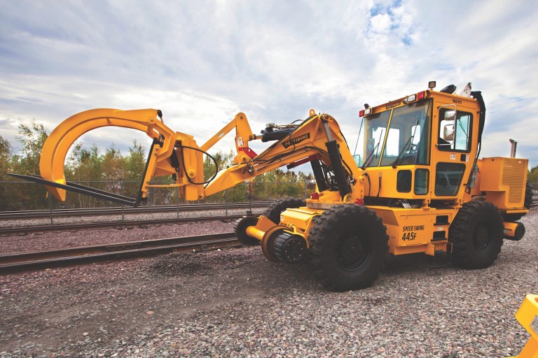 Pettibone’s new Speed Swing 445F designed for multiple rail tasks