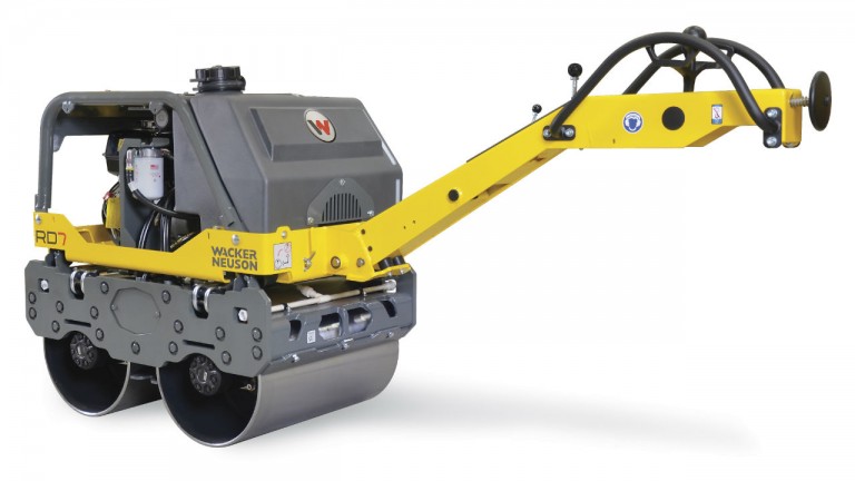 Wacker Neuson re-engineers walk-behind tandem rollers