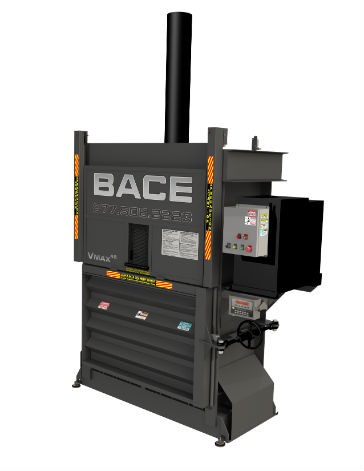 BACE vertical balers designed for paper recyclers