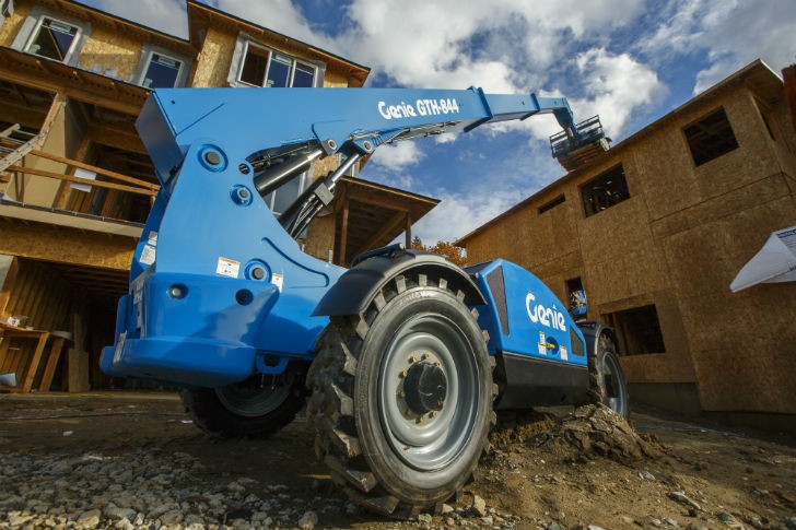 Genie GTH-844 telehandler now available with new 74-hp, high-torque engine