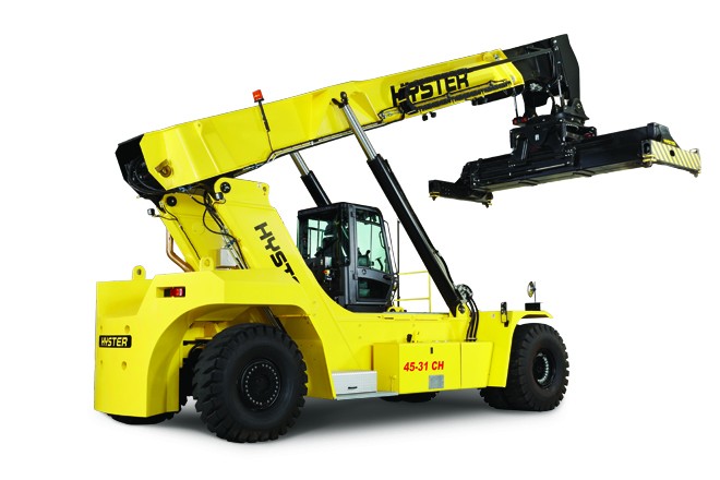 Hyster Company Tier 4 Final RS45-46 Reach Stackers | Heavy Equipment Guide