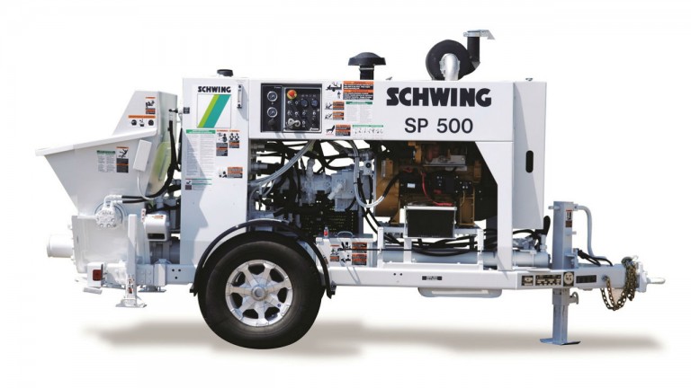 Schwing adds Tier 4 engine SP 500 stationary pump