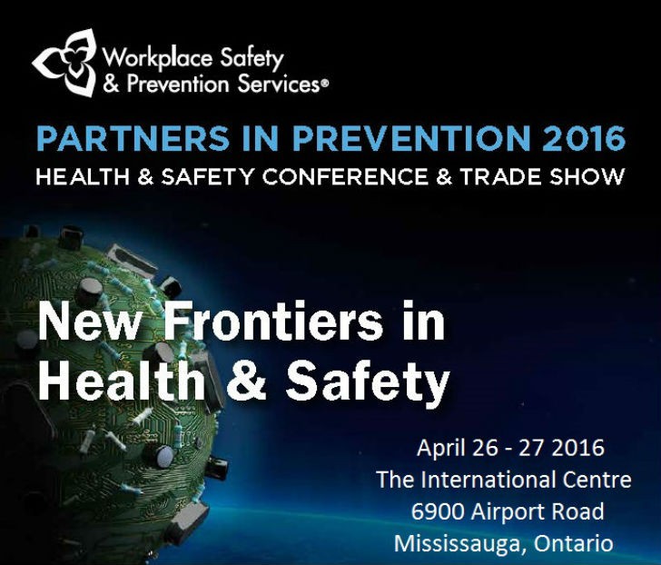 Partners in Prevention 2016 --“New Frontiers in Health & Safety”