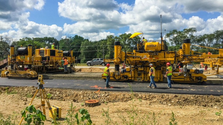 Topcon announces robotic-based system for concrete paving
