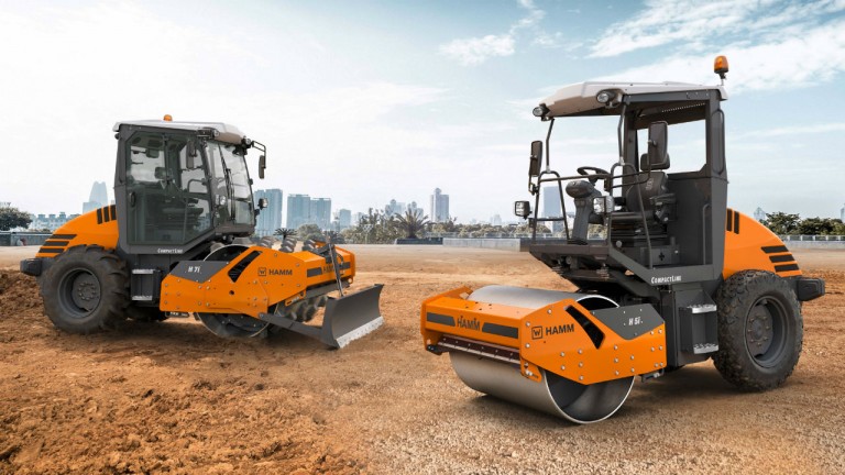 Hamm Compact Line compactors: compact climbers for earthworks