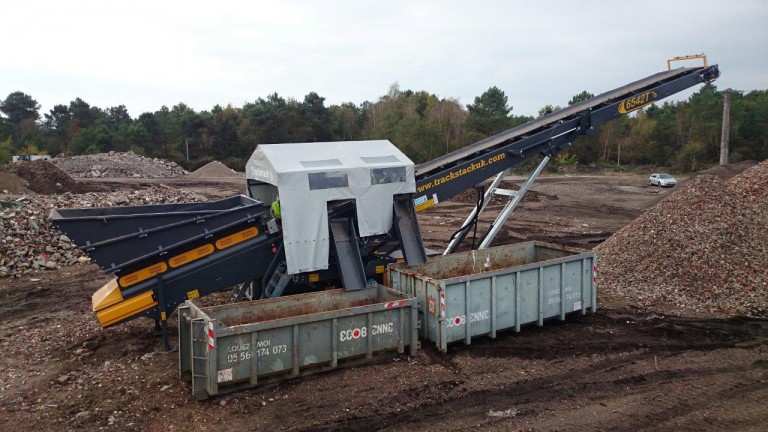 Upgraded Trackstack 6542TPS provides mobility and benefits for recyclers