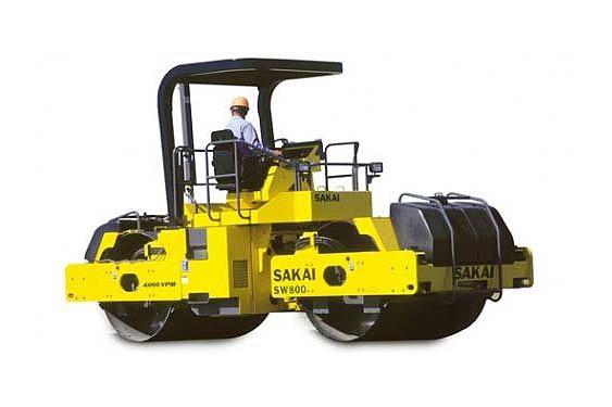 Sakai SW800/800N Tandem Asphalt Rollers | Heavy Equipment Guide