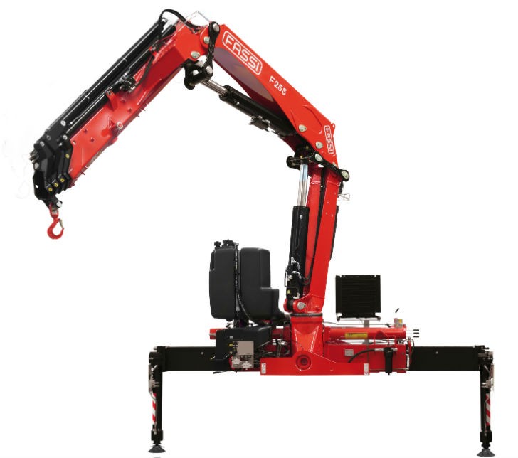 Fassi F255A truck crane for the middle-range lifting segment