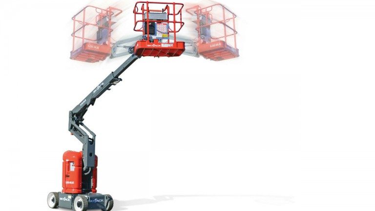 Skyjack's first electric boom features rotating jib