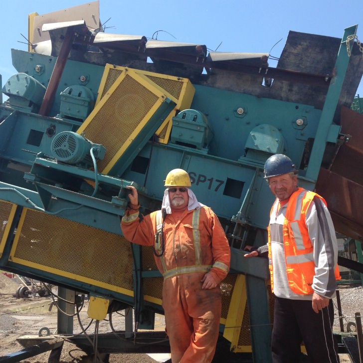 Haver & Boecker’s 1943 Tyler vibrating screen still hard at work