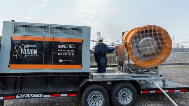 Giant Mobile Dust Control design delivers extended coverage