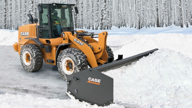 CASE introduces new sectional snow pushers for wheel loaders, skid ...