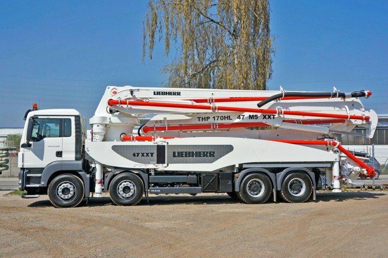 Liebherr Canada 47 M5 XXT Concrete Pump Trucks | Heavy Equipment Guide