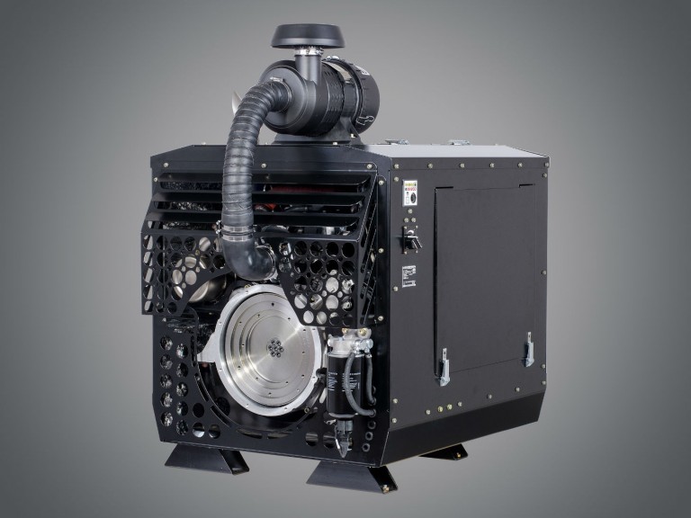 Hatz Diesel presents an industrial four-cylinder with sound insulation