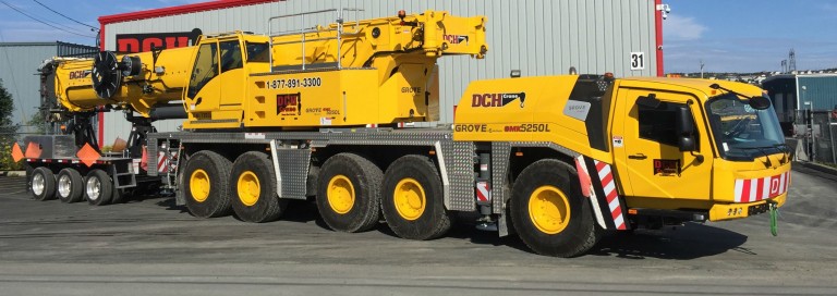 DCH Crane adds mobility and versatility to its fleet with Grove GMK5250L