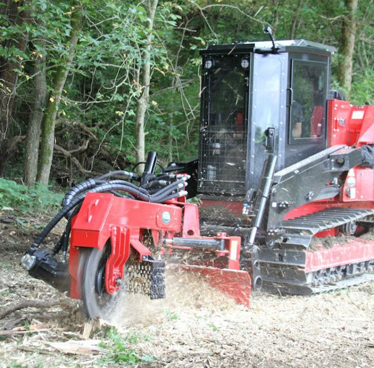 New SH280 Stump Hog for Fecon’S FTX128 track carrier