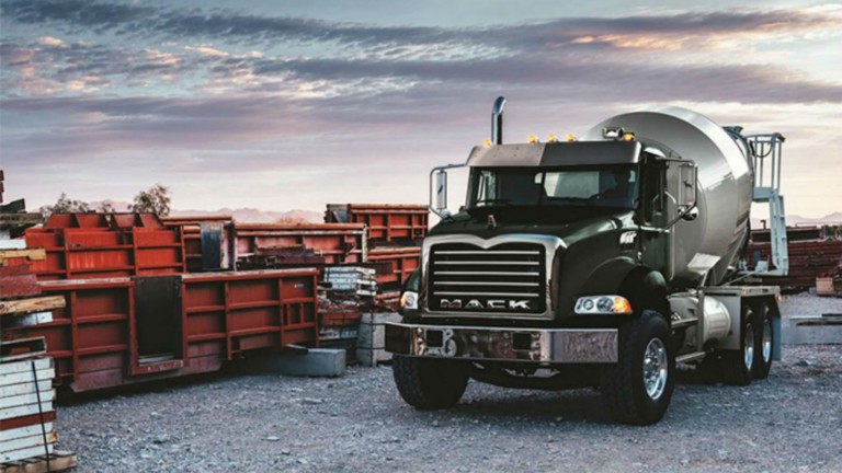 Mack Granite model delivers for concrete mixer applications